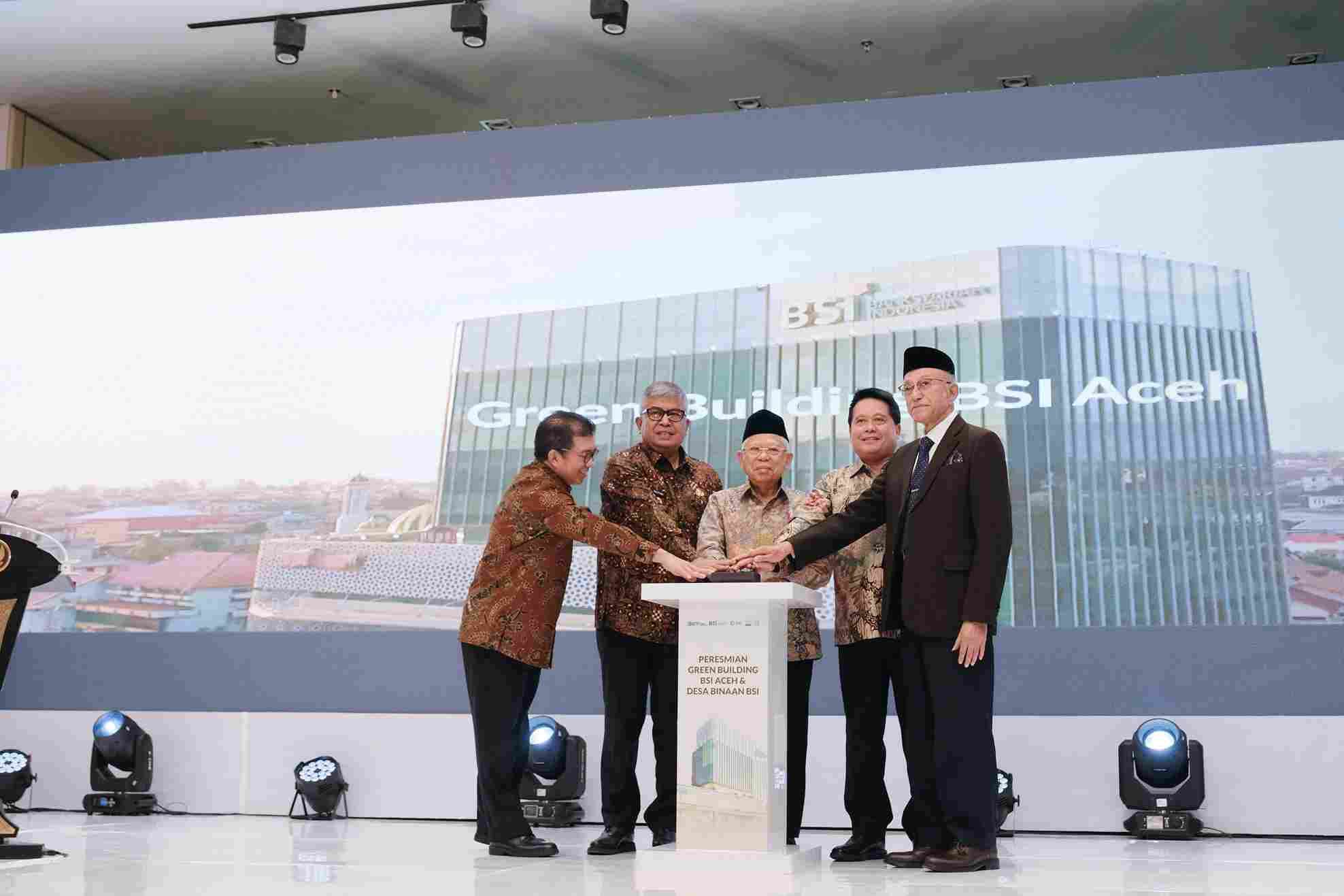 Wapres RI Resmikan Gedung Landmark BSI Aceh, Jadi Gedung Green Building ...